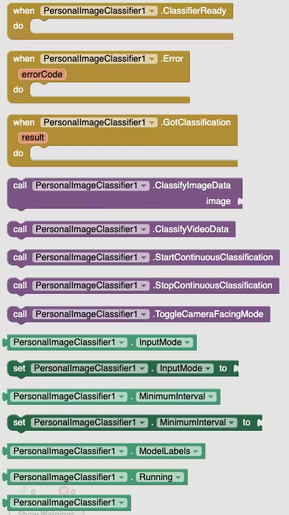 App Inventor 2 PersonalImageClassifier (PIC) 拓展：自行训练AI图像识别模型，开发图像识别分类 ...
